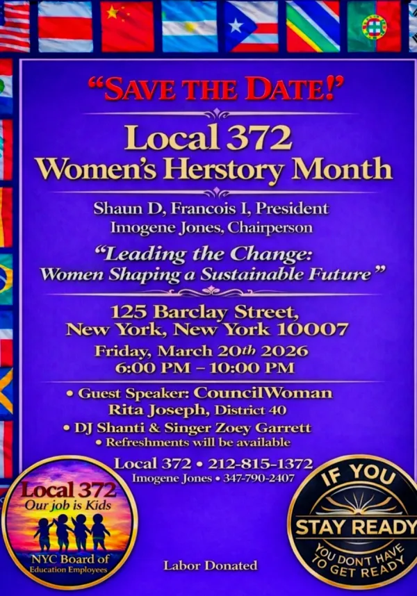Local 372 Women's Herstory Month Celebrations Event | Local 372, N.Y.C ...